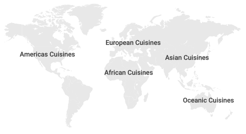 Global Cuisines. A Delicious Homemade Food Tour from Shef.com